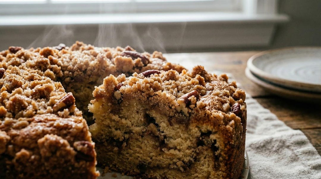EASY RECIPE for Coffee Cake With Crumb Topping: Perfect Streusel Cake ...