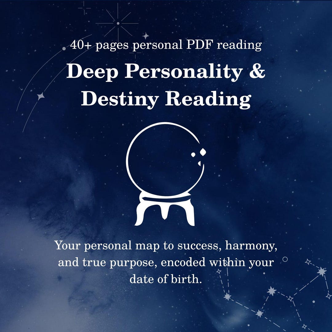 Deep Destiny Reading, Life Purpose Analysis | Birth Chart Numerology ...