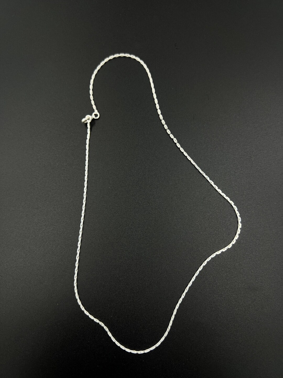 Sterling Silver Chain Necklace, Thin Rope Chain for Pendants, Dainty ...