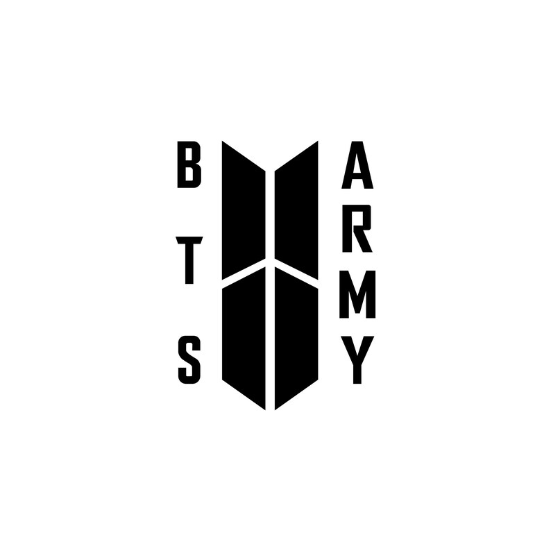 BTS & ARMY Holographic Decal, Car Window Laptop Sticker (3" X 4") - Etsy