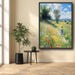 Claude Monet Meadow Walk Canvas, Impressionist Floral Field Art, Claude ...