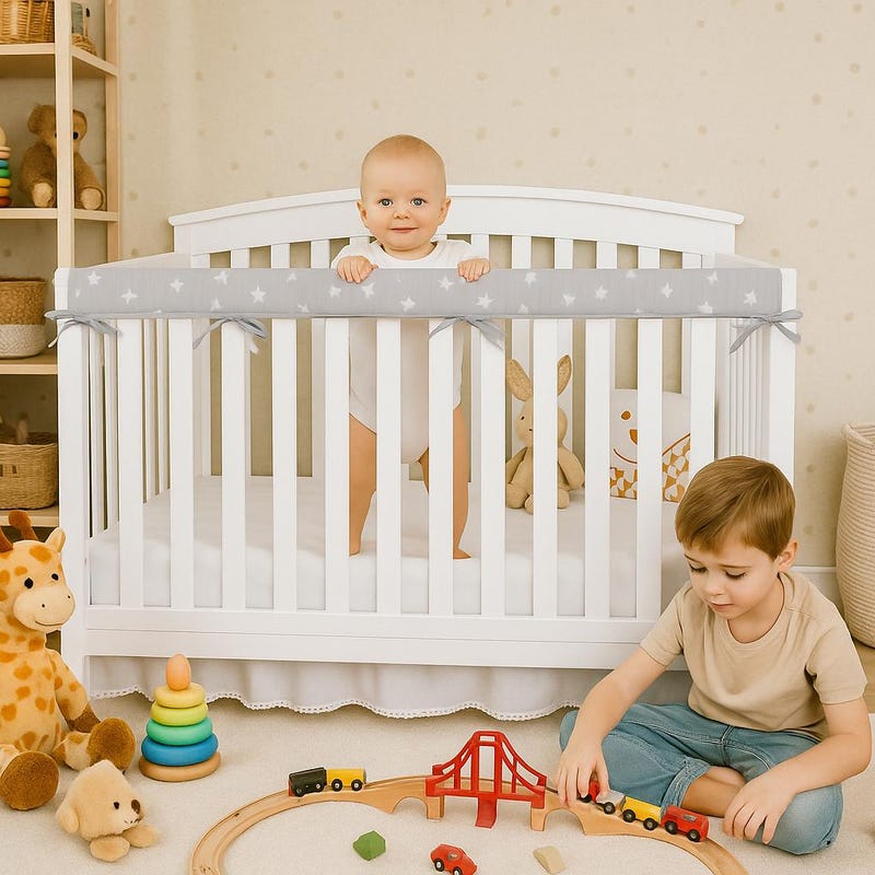 Crib Rail Guards - Etsy