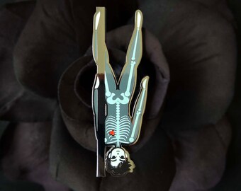 Witch light Skin Pole Dancing Enamel Pin - Etsy