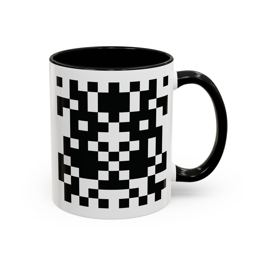 Pixel Art Moth Ceramic Mug | 8-bit Retro Design - Etsy