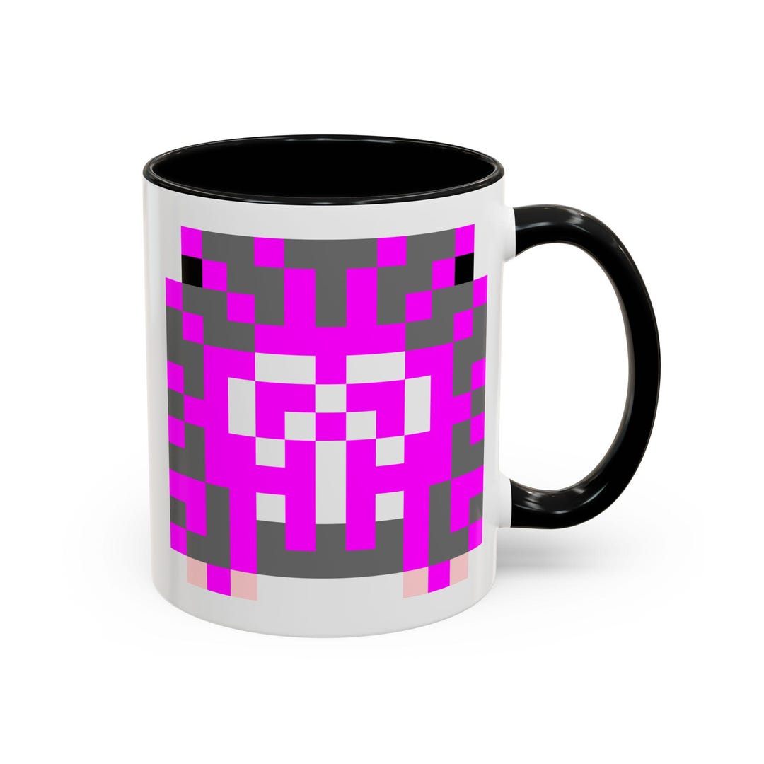 Pixel Art Mole Ceramic Mug | 8-bit Retro Design - Etsy