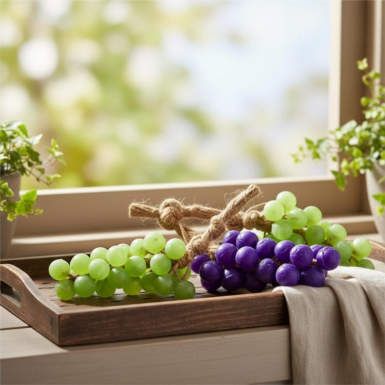 Handmade Grape Soap on Rope - Etsy