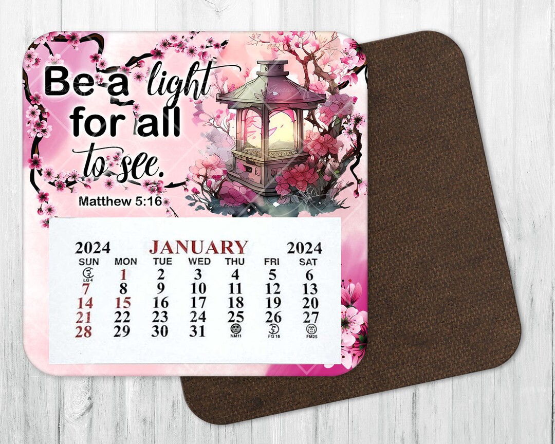 Mini Magnetic Calendars Bea Light... - Etsy