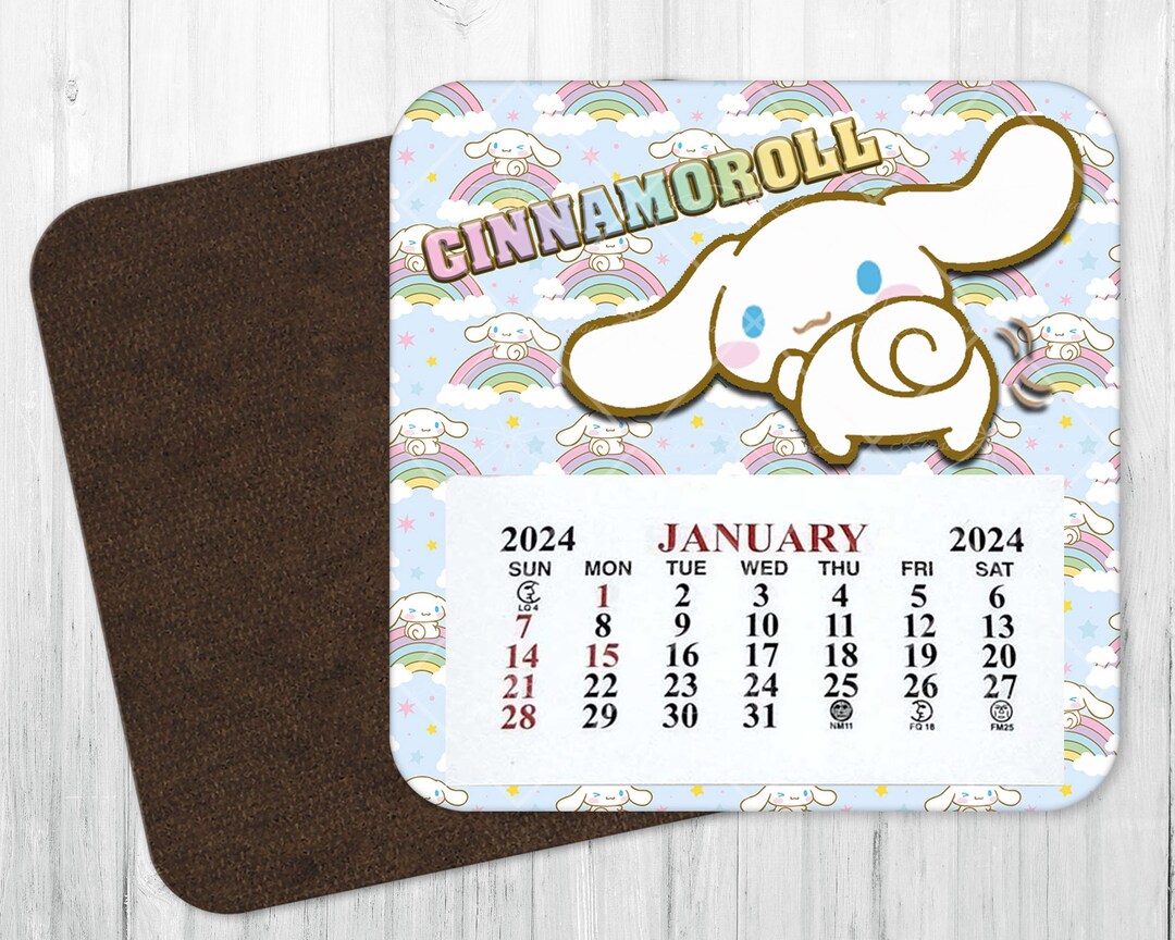 Mini Magnetic Calendars Kawaii Dog - Etsy