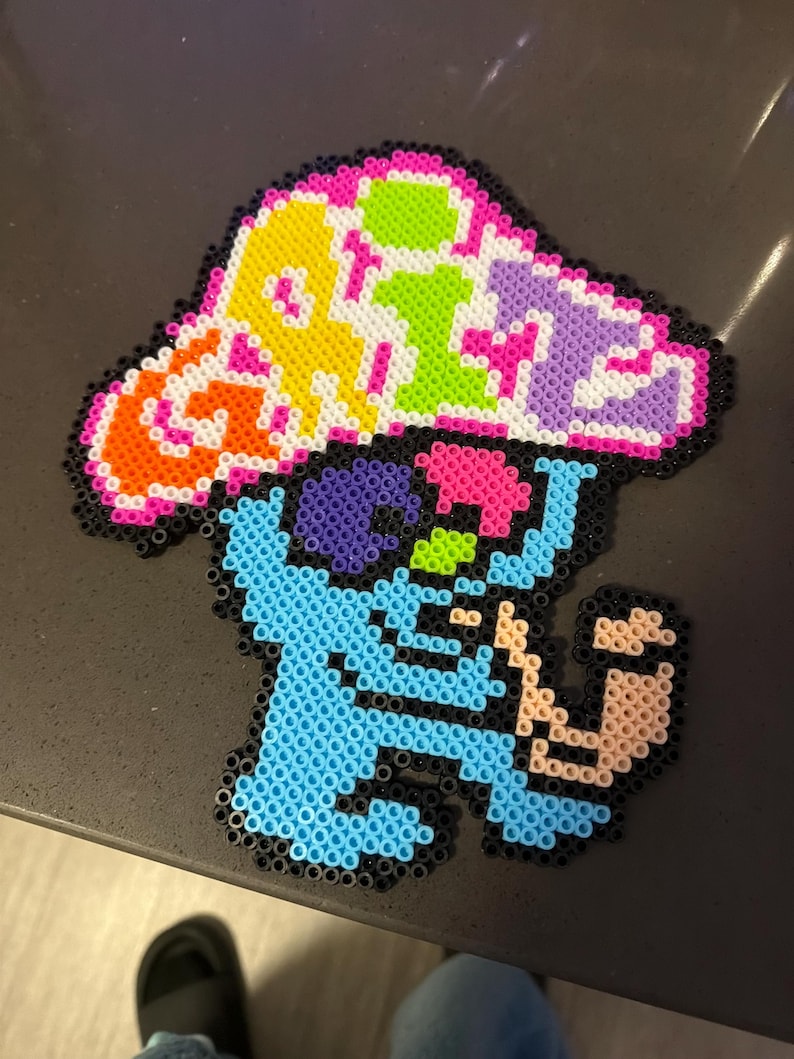 Custom Perler Bead Art - Rave & Wall Decor - Etsy