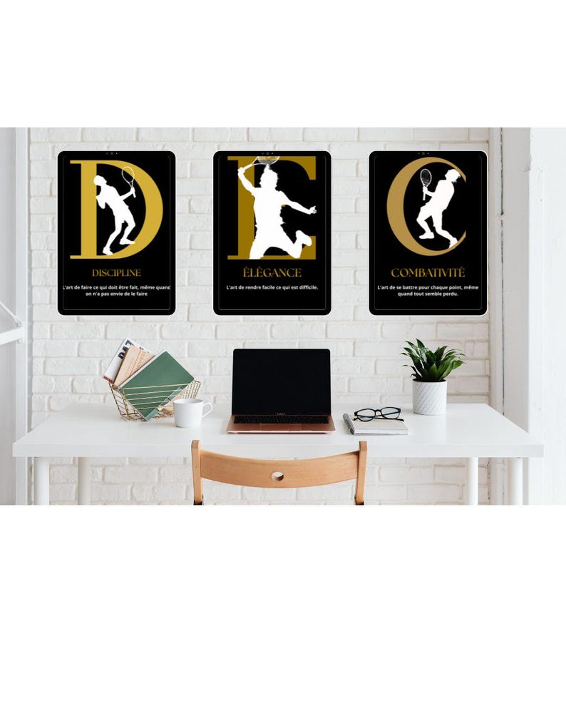 DISCIPLINE Poster | Motivational Mindset | Minimalist Office Decor ...