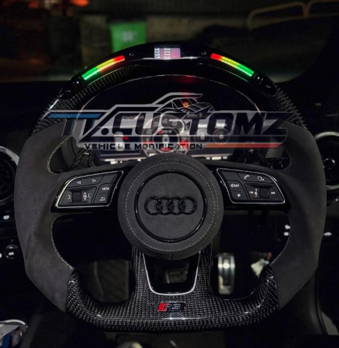 Audi Rs Style Custom Carbon LED Steering Wheel A3 S3 RS3 RS4 RS5 - Etsy