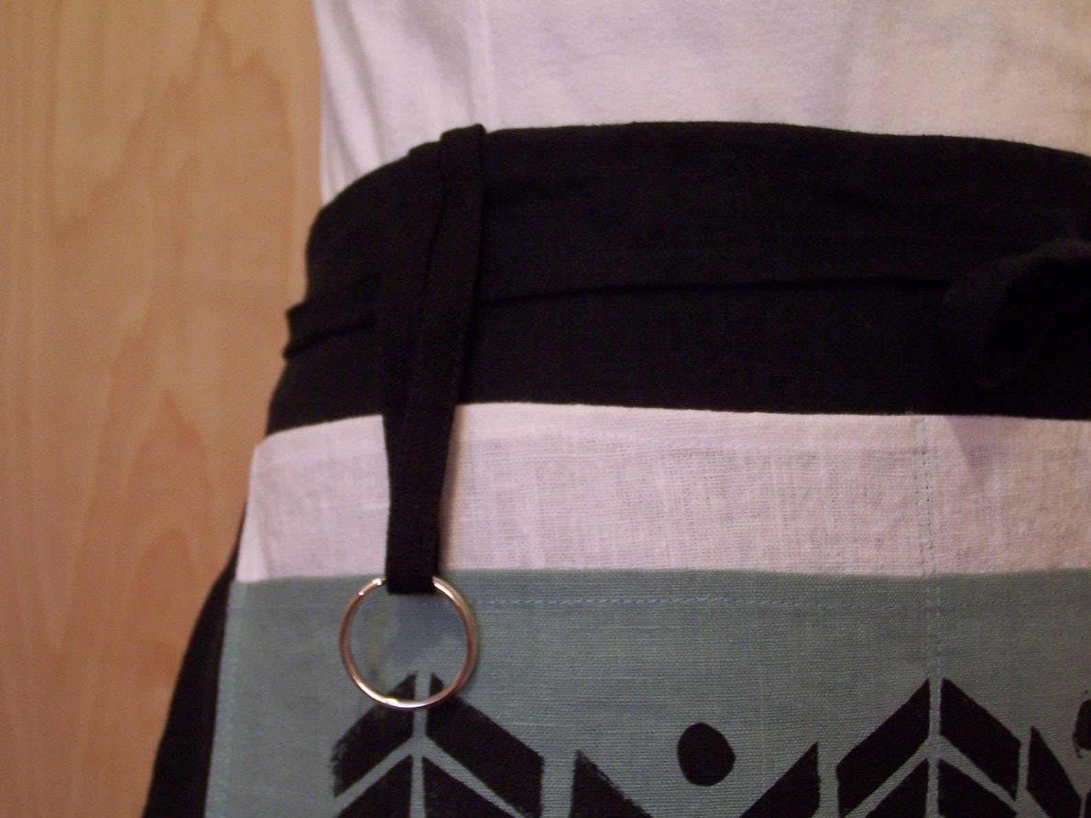 Cafe Apron Utility Apron Half Apron Linen 6 Pocket Apron | Etsy