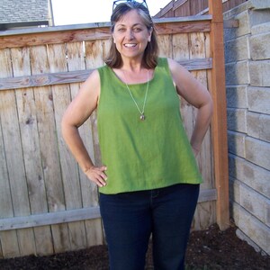 Linen Pinafore Smock Top, Shorty Cover up Top, Linen Airy Shift - Etsy