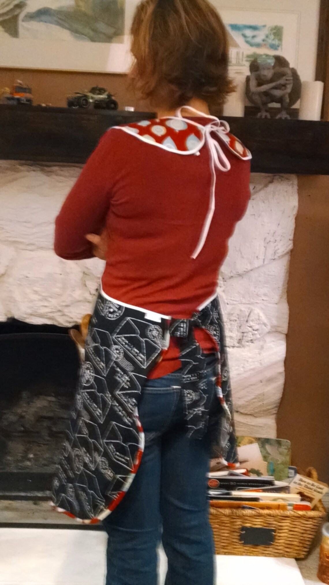 Women Apron Letter Aprons Aprons Holiday Apron - Etsy