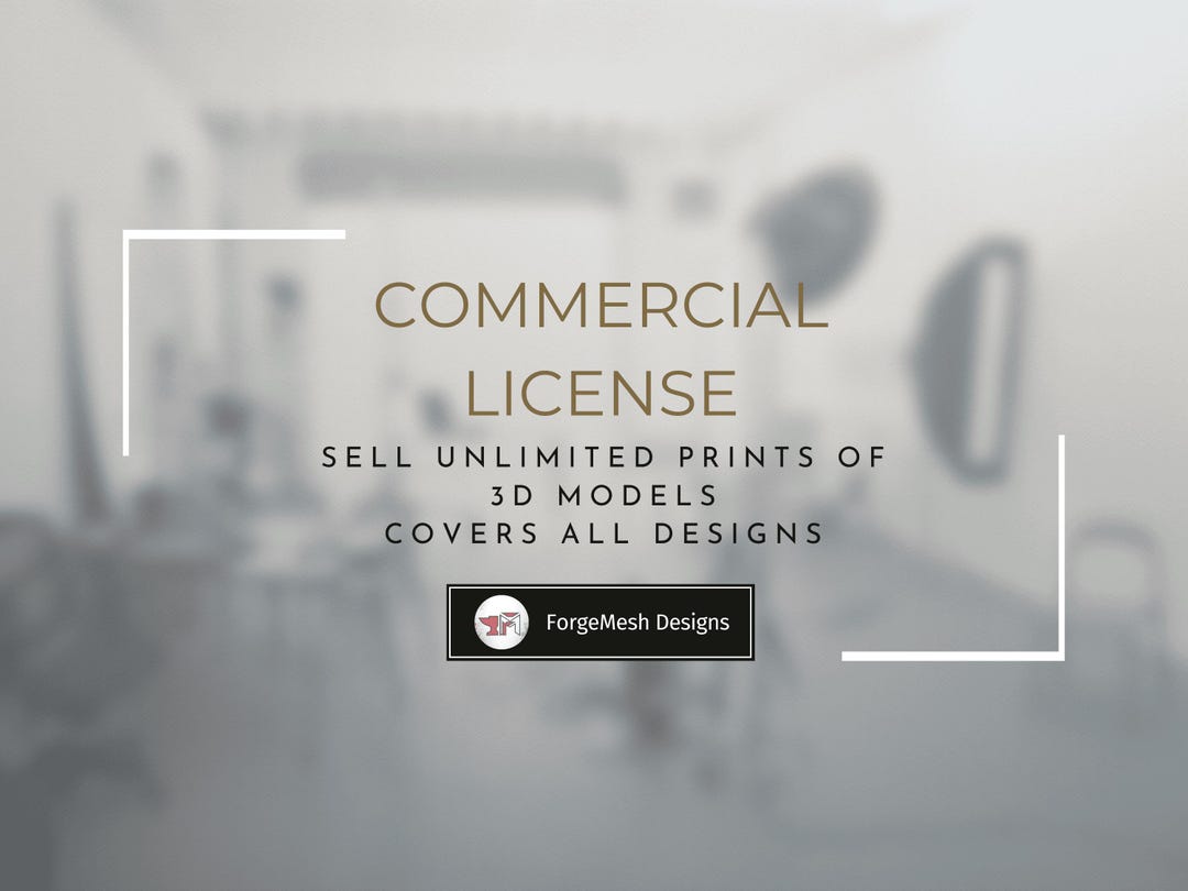 Commercial License for STL Files - Etsy
