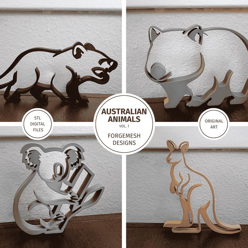 Kangaroo Stl Files - Etsy