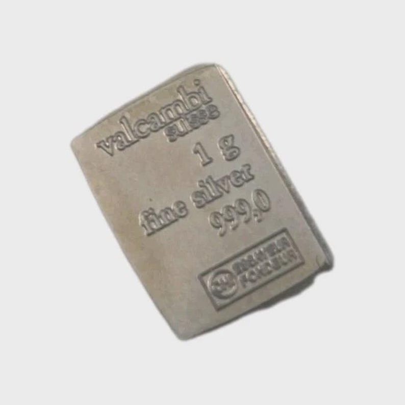 Valcambi Fine Silver Bars - 12 X 1g .999 Silver With Storage Case - Etsy
