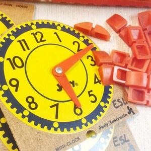 Vintage Judy Instructo Original Toy Mini-clocks, 11 Learning Tools ...