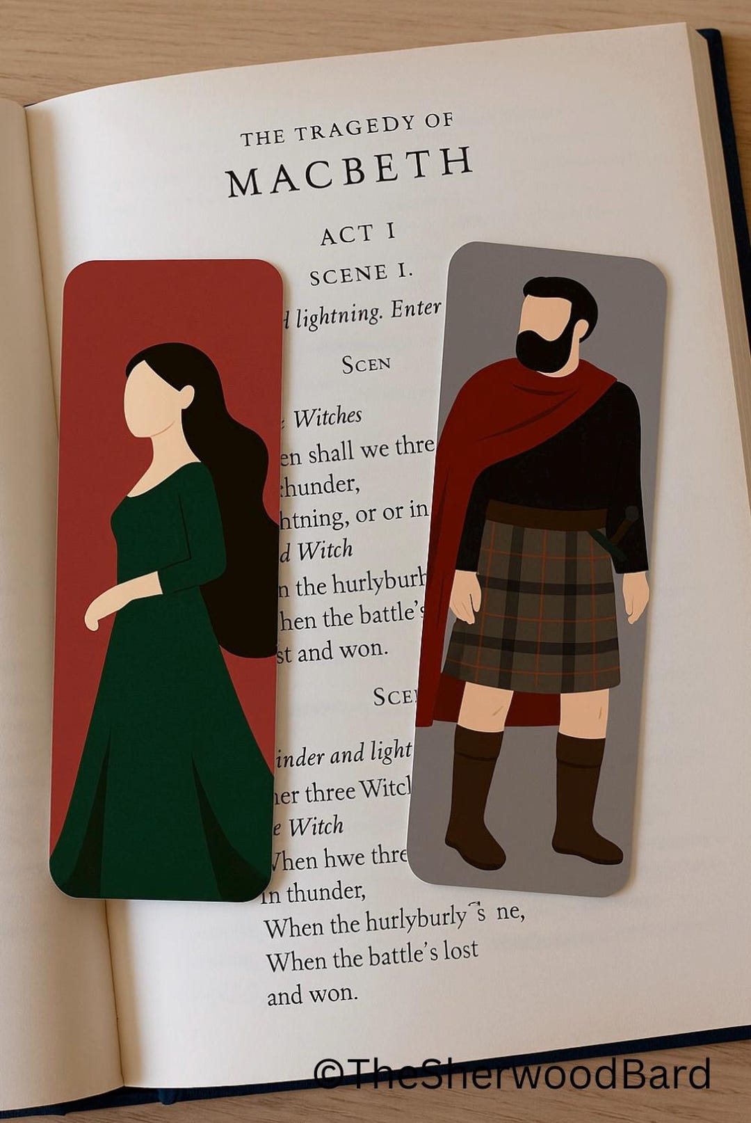 Macbeth Character and Quotation Bookmarks - Etsy