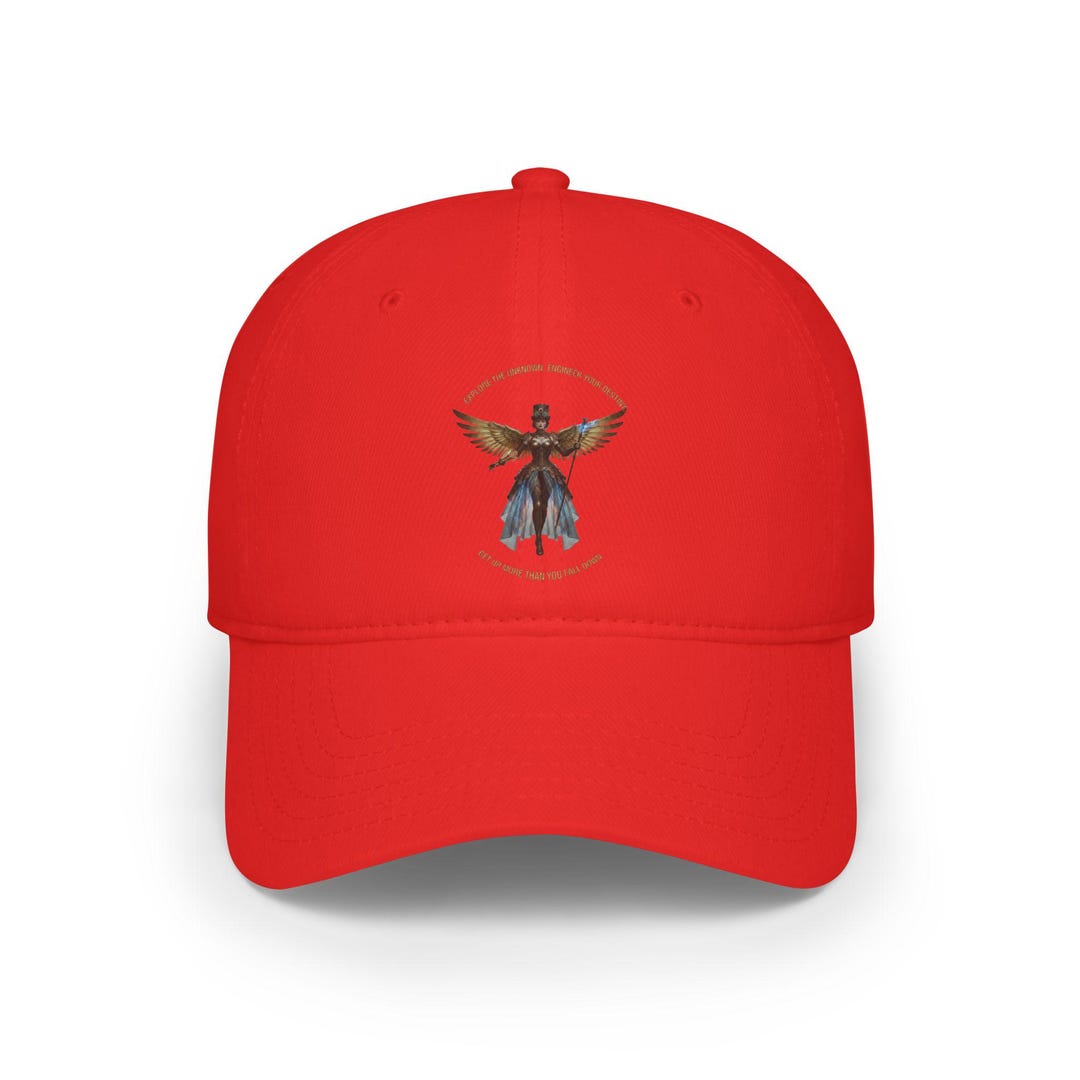 Winged Angel Illustration Baseball Cap | Guardian Halo Emblem - Etsy