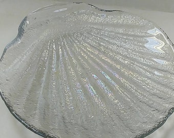 Glass Shell Plate - Etsy