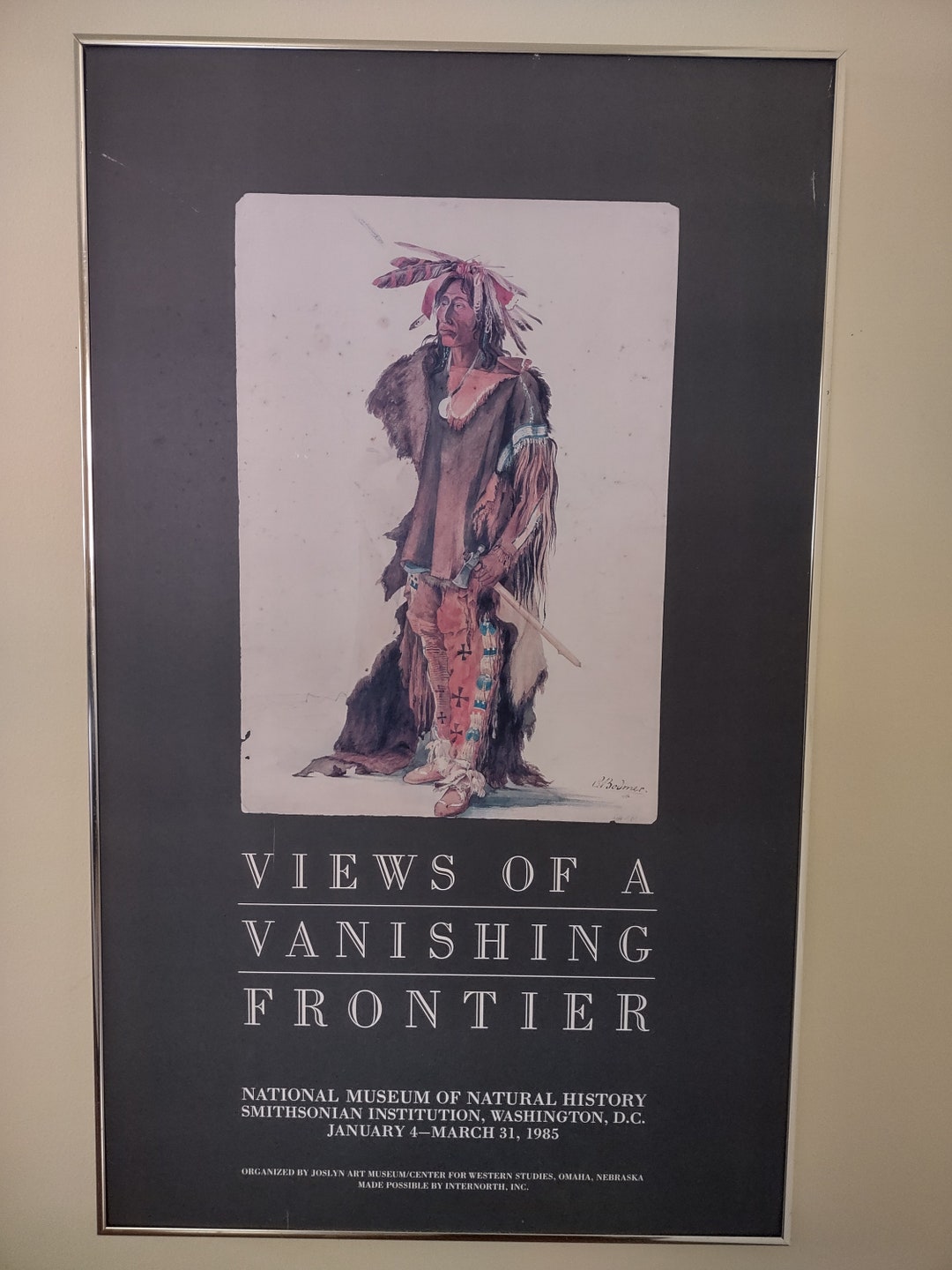 Vintage Native American Poster, Smithsonian Institution, Framed - Etsy