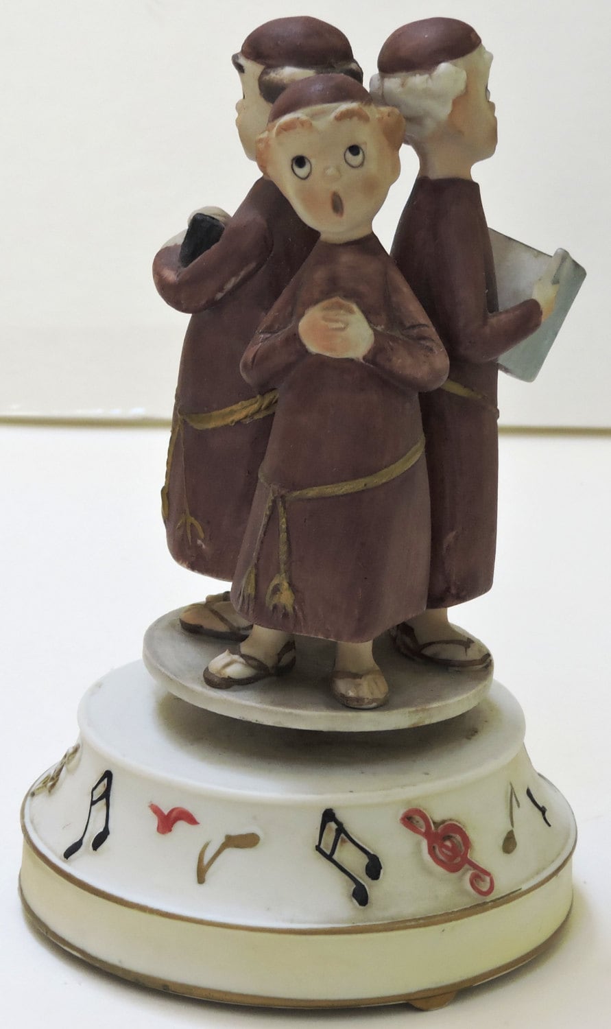 Collectible Music Box Three Friars Singing o Come - Etsy