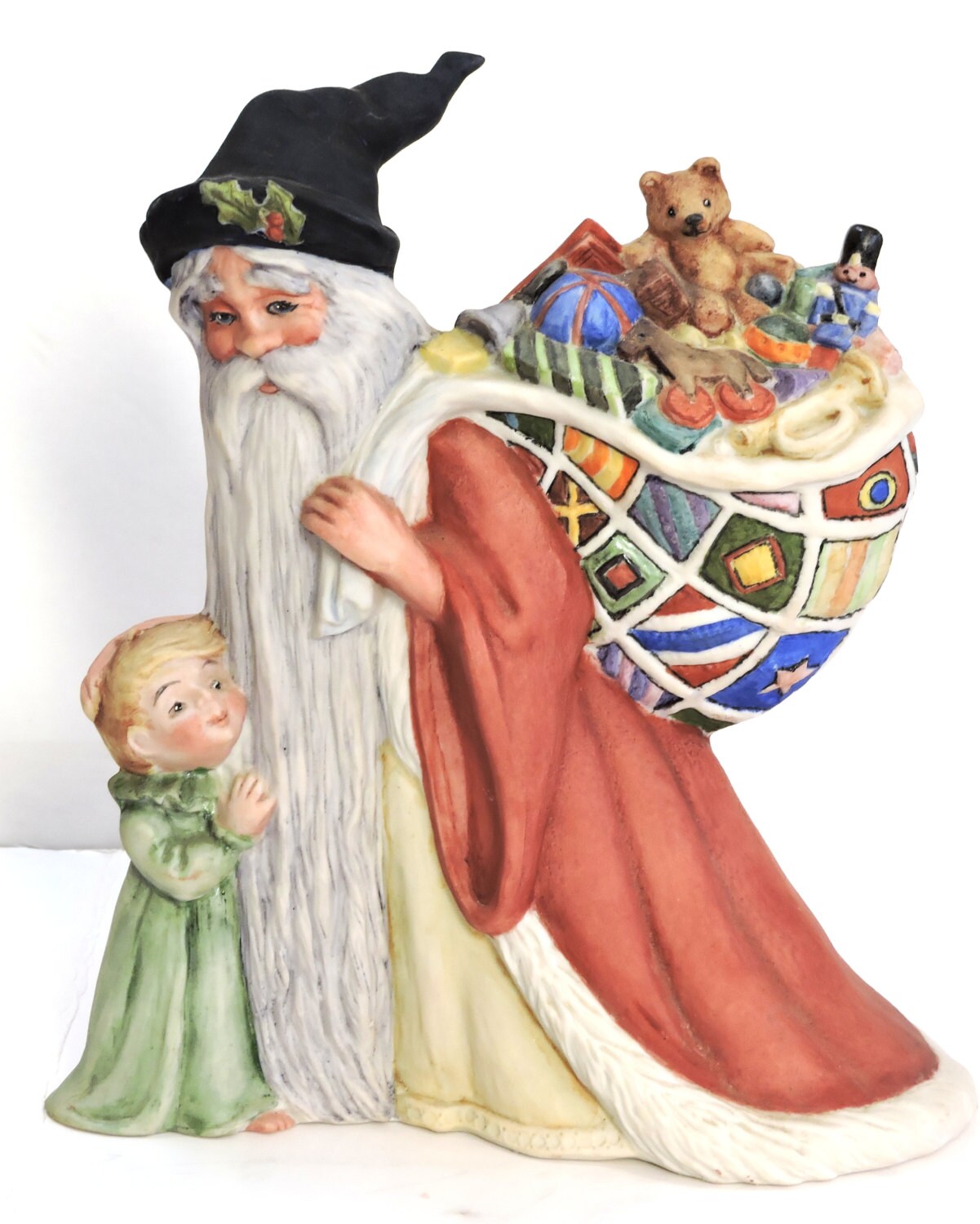 Vintage Santa Claus Figurine,ceramic,keepsake,santa Collector,christmas ...