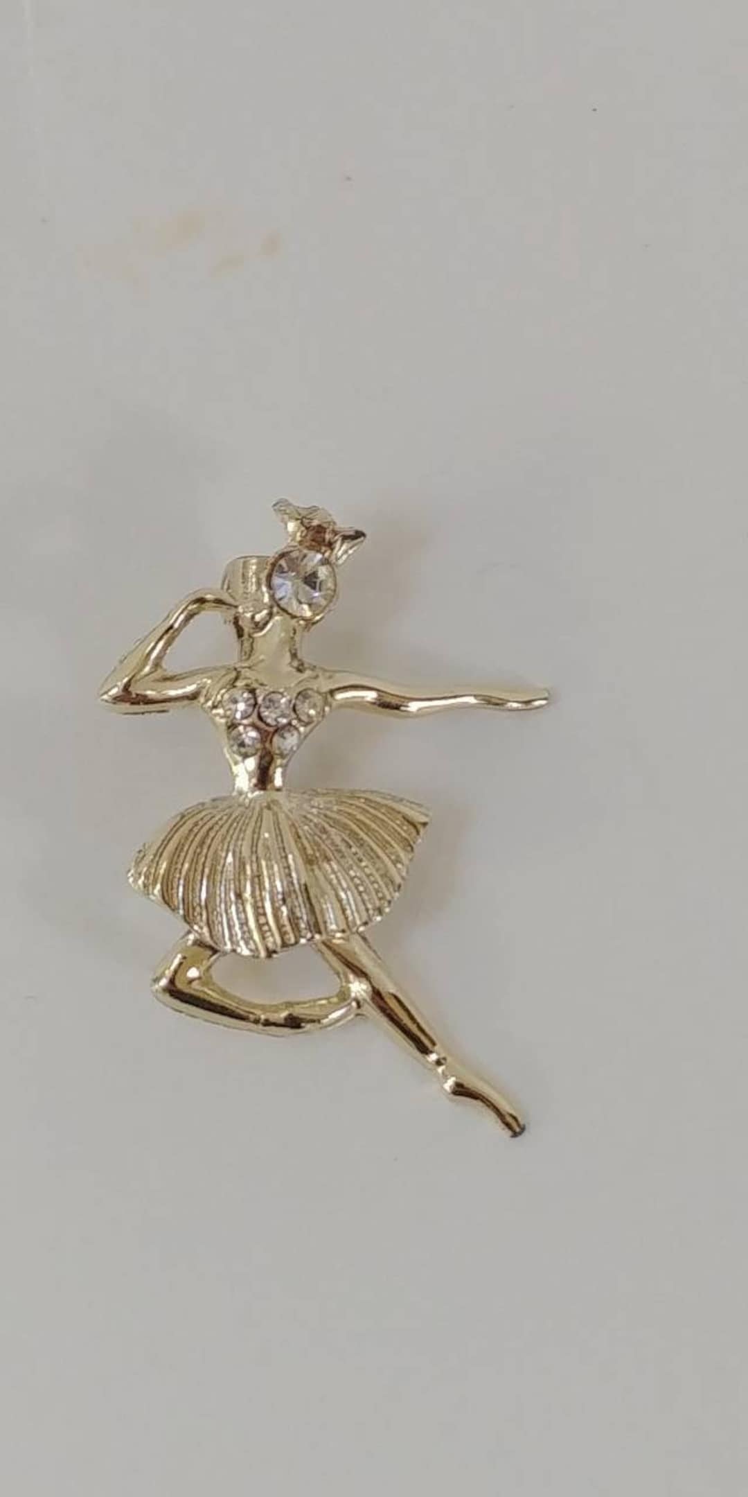 Vintage Brooch,ballerina Brooch,ballet,ballet Dancer,collectible ...