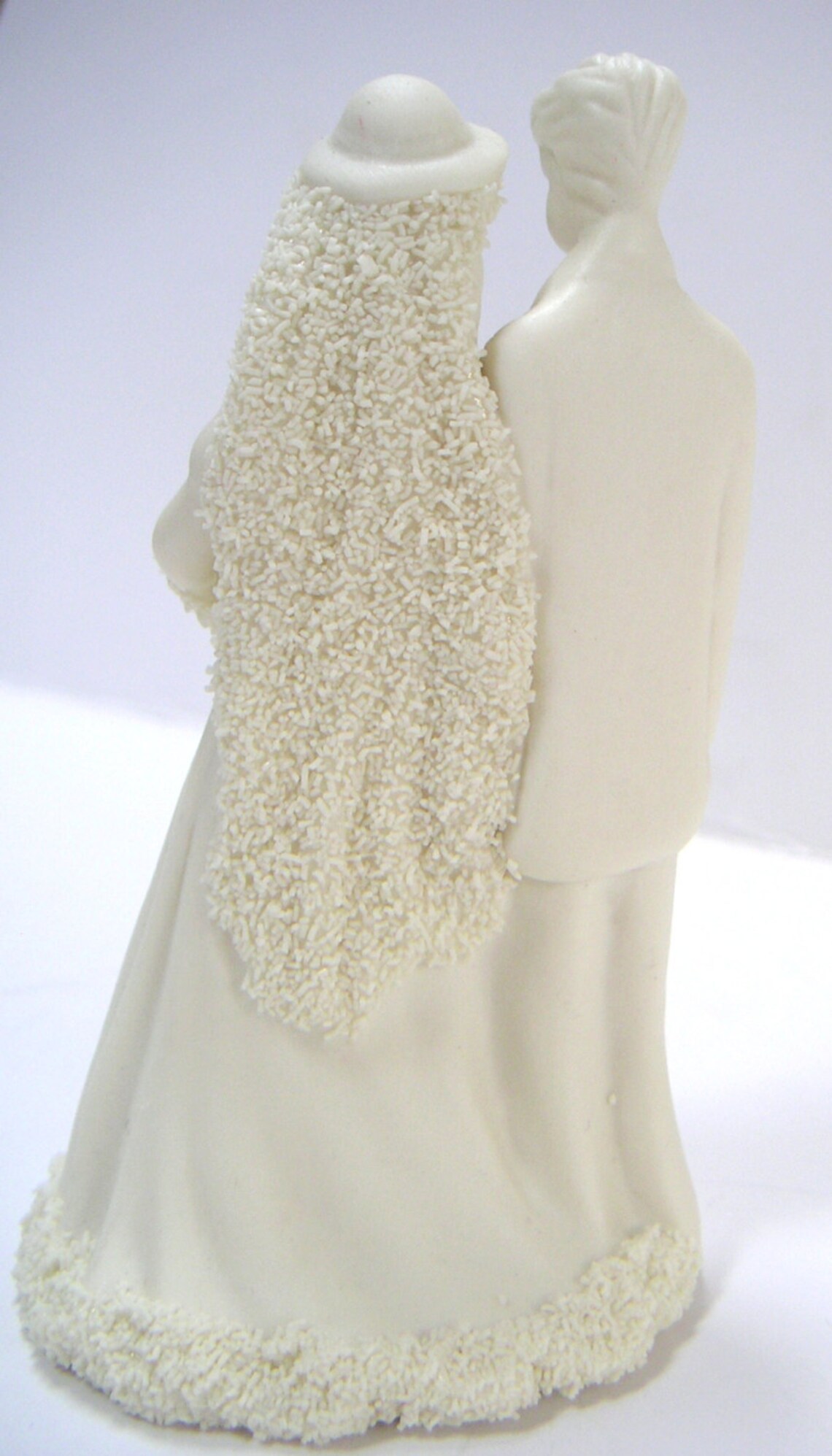 Vintage Wedding Cake Topper. Porcelain,wedding Day,romance,bride,groom ...