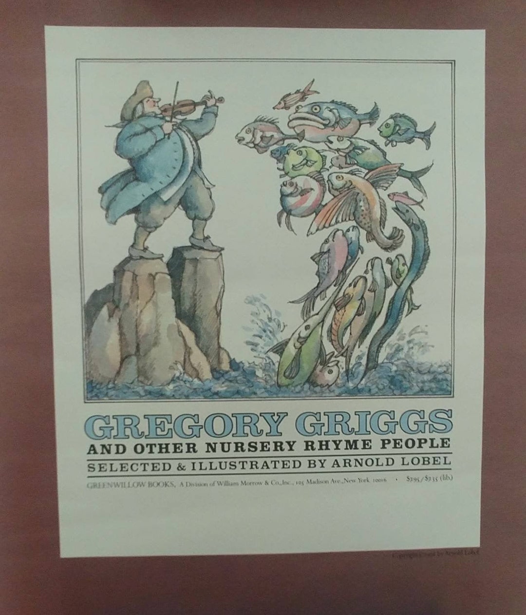 Vintage Print,gregory Griggs and Other Nursery Rhyme People Poster ...