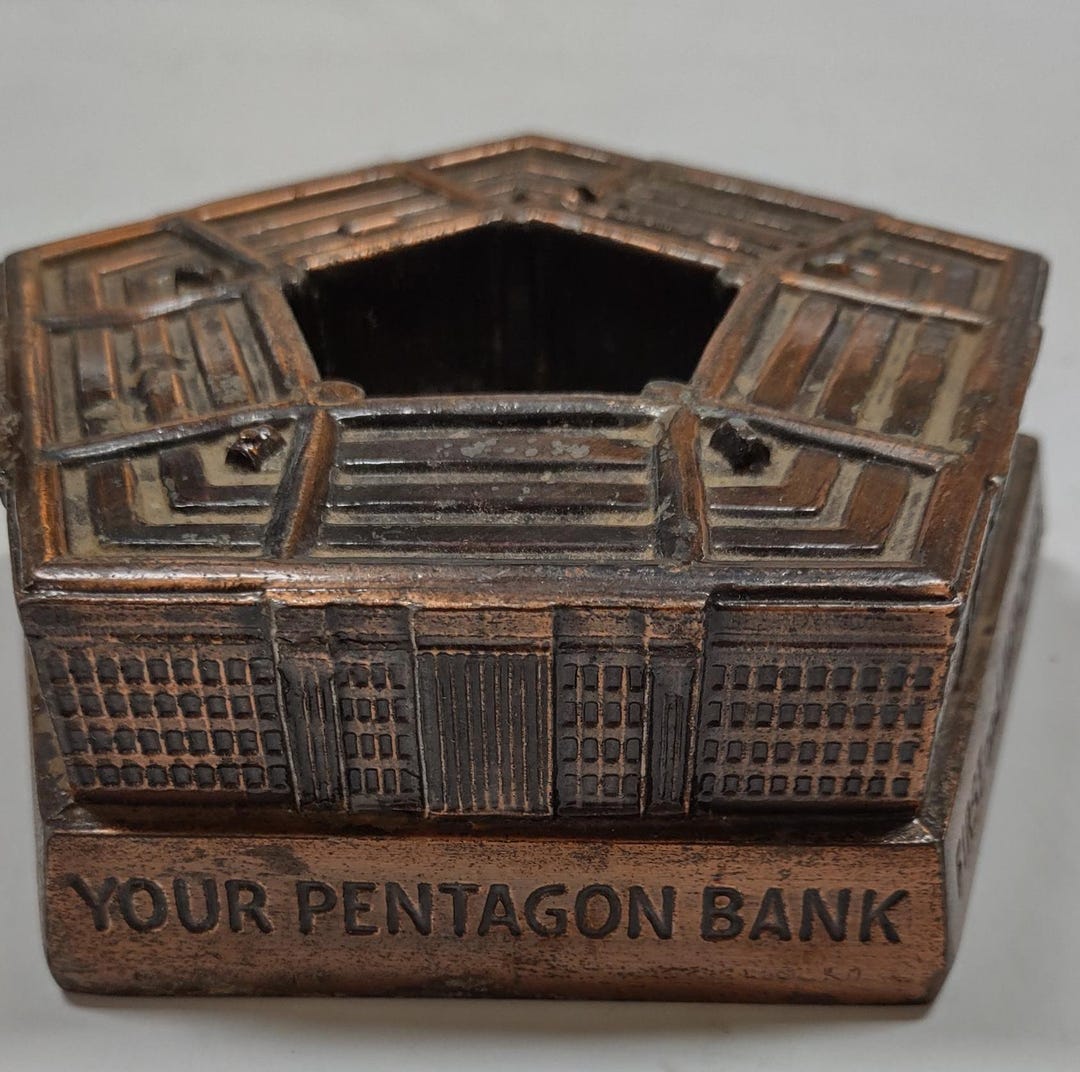 Vintage Coin Bank,your Pentagon First and Merchants National Bank ...
