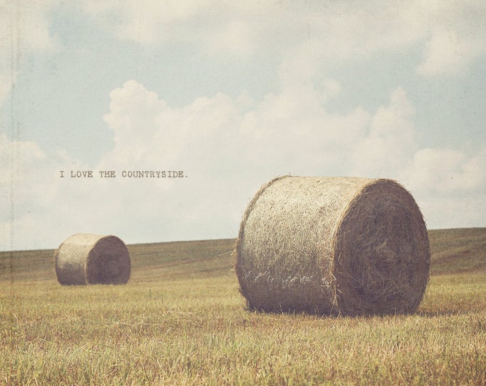 Haystack Print, Haystack Photo, Haystack Art, Haystacks Art, Farm Photo ...