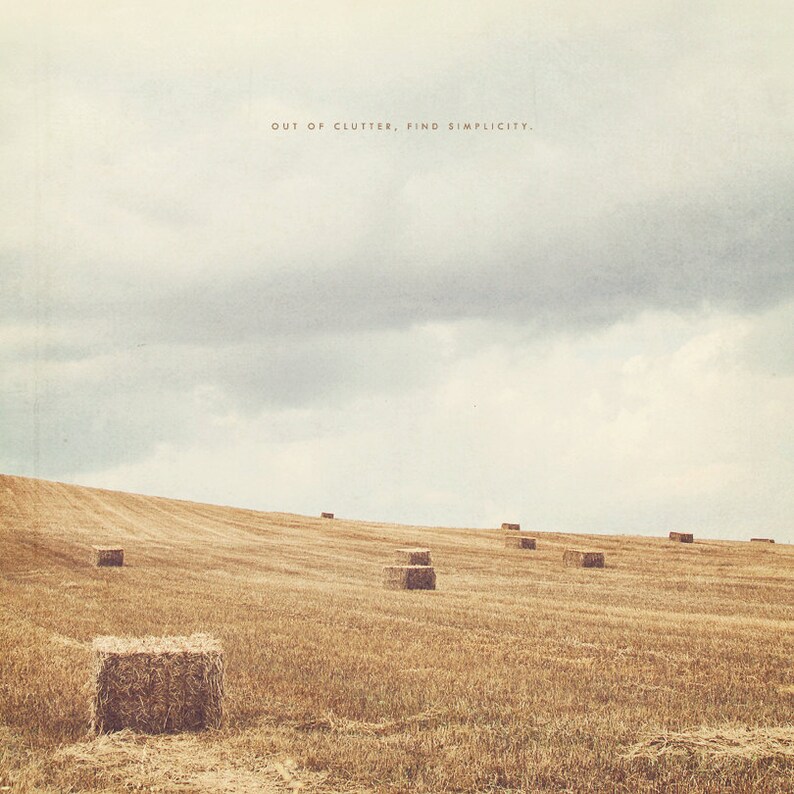 Tuscan Farm Tuscan Countryside Haystack Print Cottage Wall - Etsy