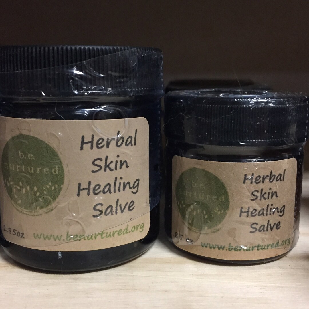 Vegan Herbal Salve, Skin Healing Salve, Herbal Salve, Organic Herbs, 1 ...