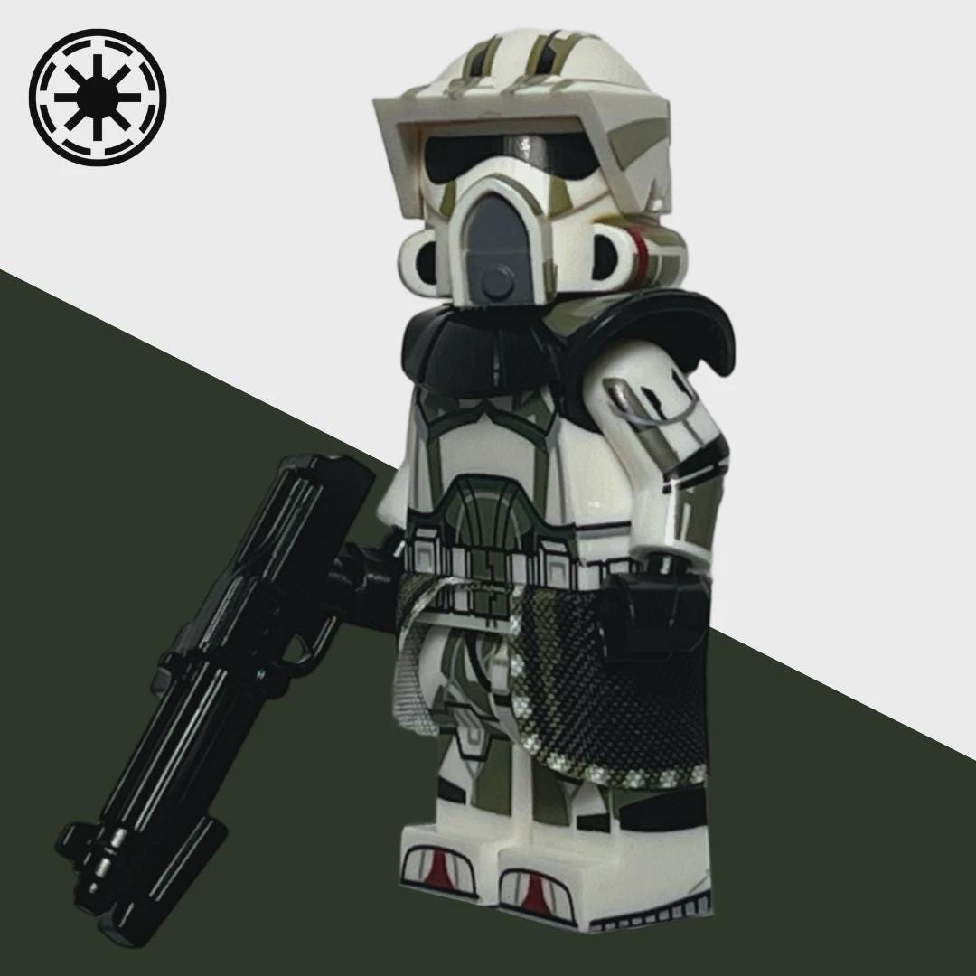 ARF Commander Trauma Custom Minifigure Fits Lego Star Wars, Clone Wars ...