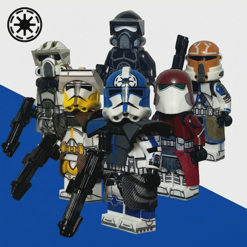 Lego Star Wars Clone Trooper Minifigures - Etsy