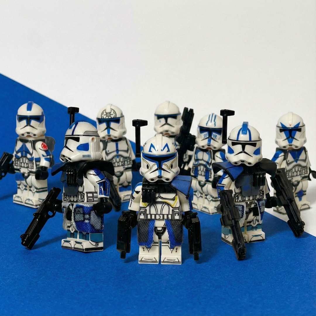 Lego Star Wars 501st Legion Clone Trooper Battle Pack 8x Custom ...