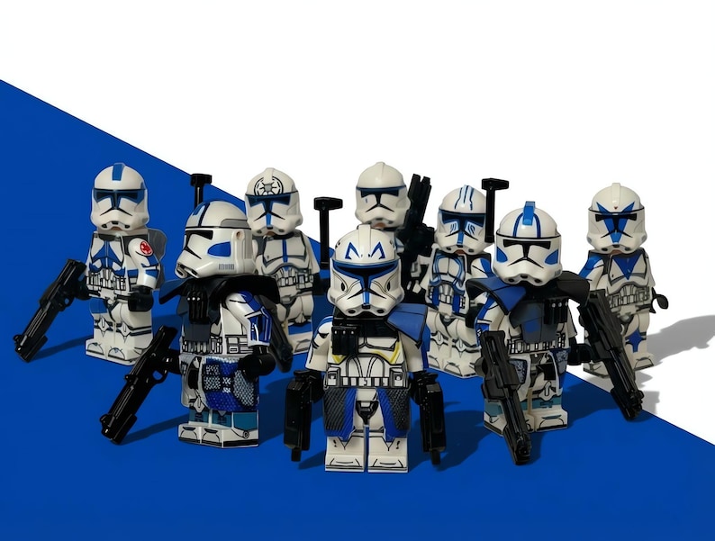 Lego Star Wars 501st Legion Clone Trooper Battle Pack 8x Custom ...