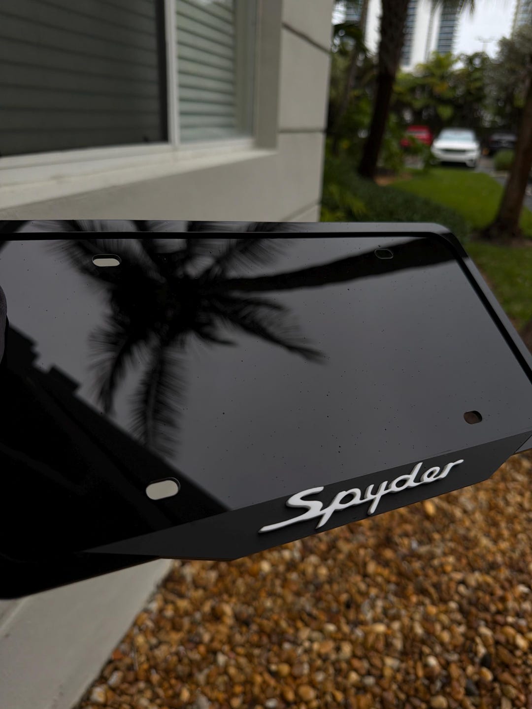 Spyder Luxury Custom License Plate Frame 3D - Etsy