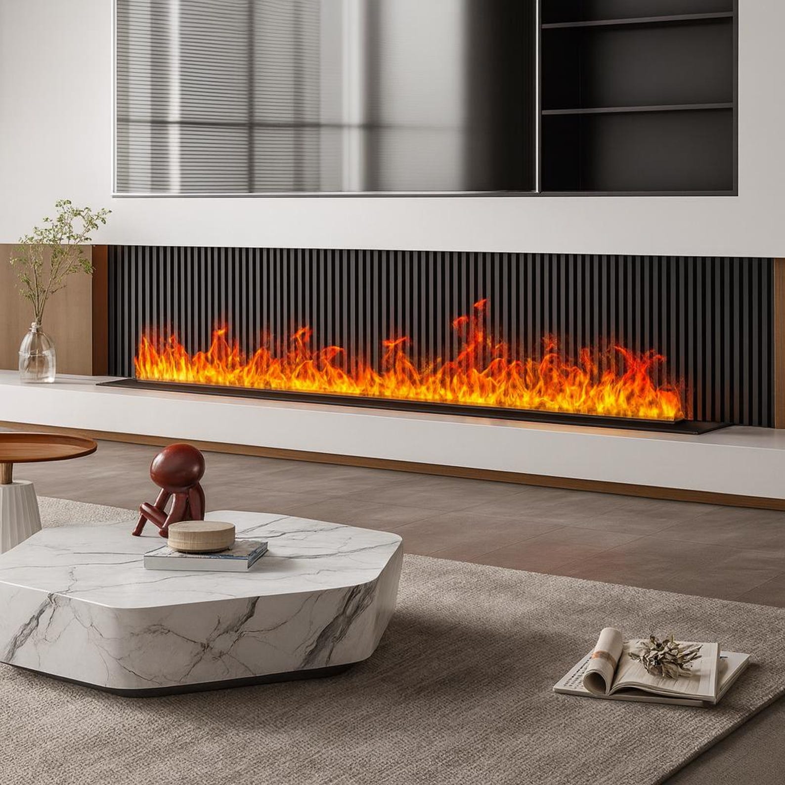 Electric Fireplace Water Vapour - Etsy