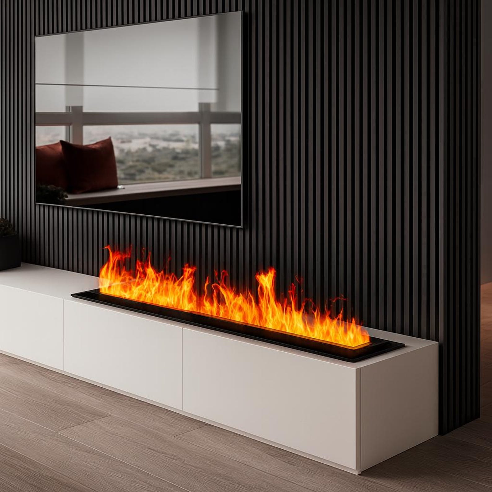Electric Fireplace Water Vapour - Etsy