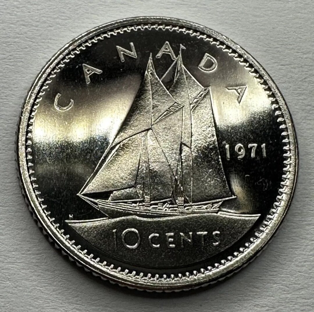 1971 Canada Dime Proof Like Gem - Etsy