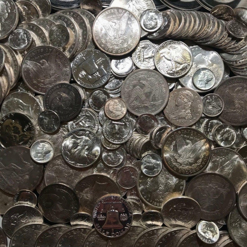 US Silver Coin Hoard Morgan Dollars Silver is Soaring | Etsy