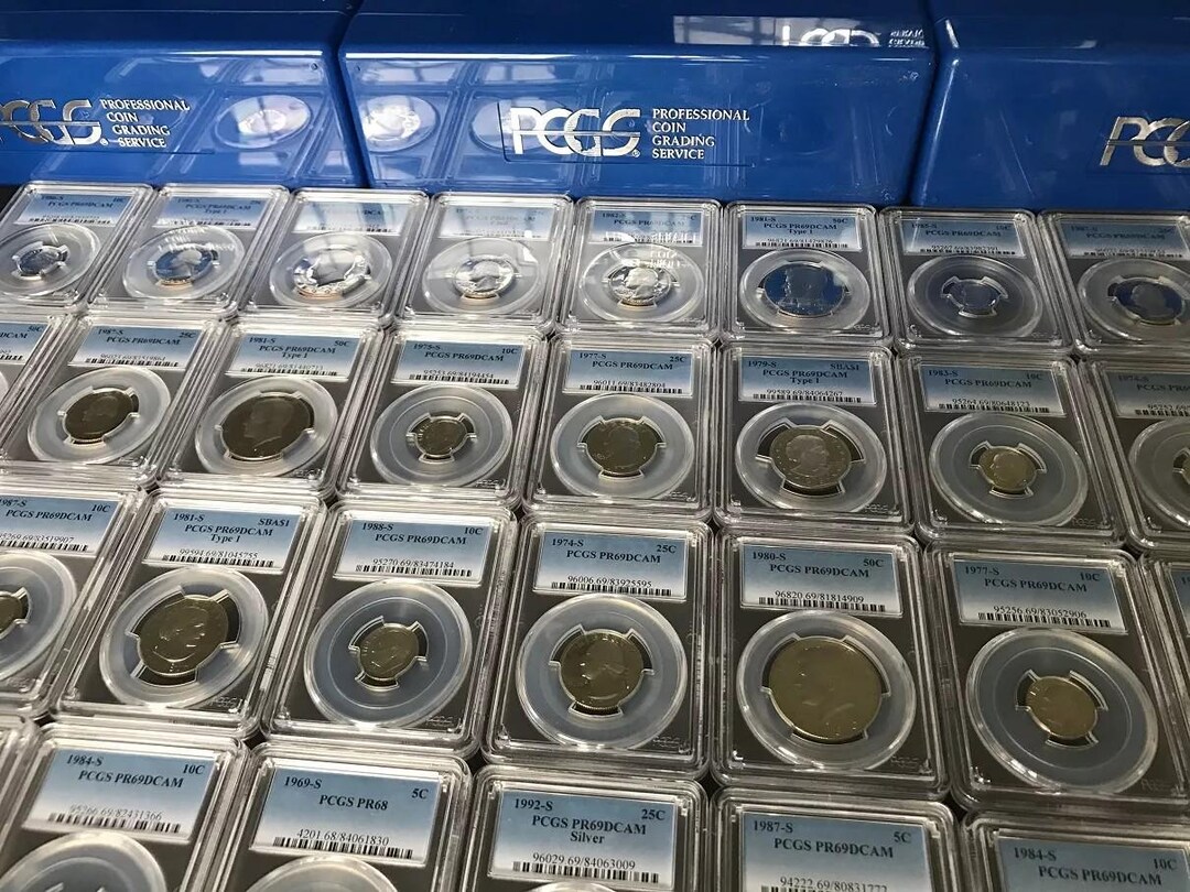 PCGS Hoard 3 Slab Coins Silver Plus Platinum and Gold A Best Buy - Etsy