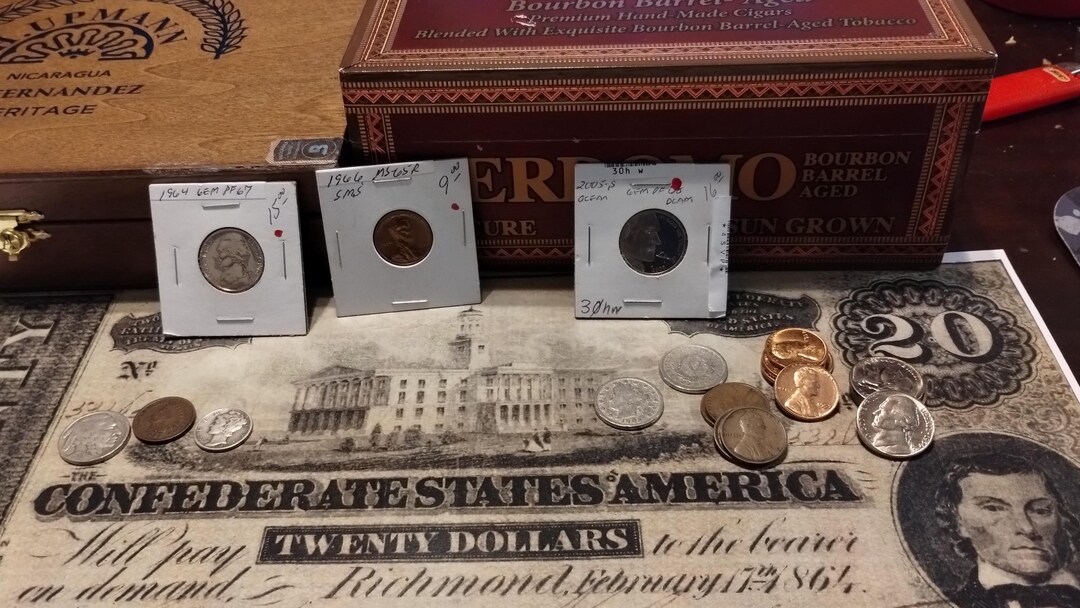 Old Vintage Coin Estate Sale 18coins Dazzling Collection Includes 10 ...