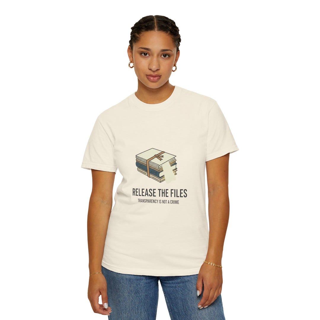 Release the Files T-shirt - Accountability and Transparency Shirt ...