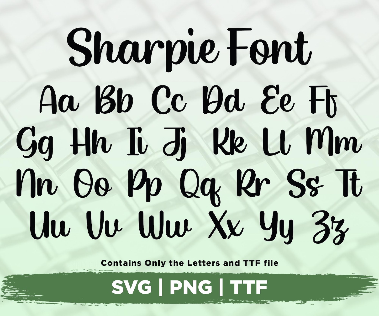 Sharpie Font, Handwritten Font, Stylish Fonts, SVG PNG TTF, Cricut Cake ...