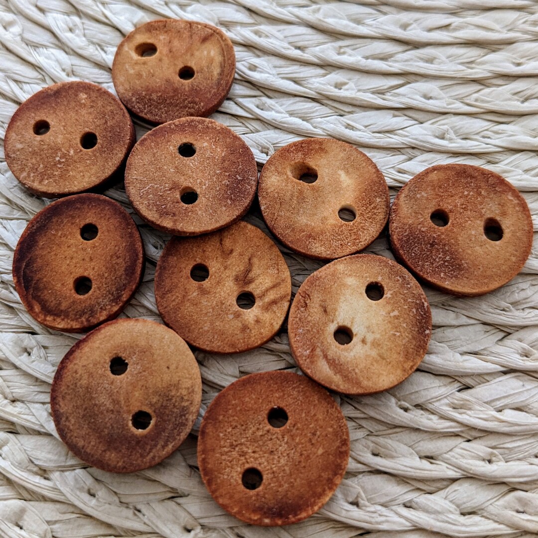 Handmade Avocado Pit Buttons - Set of 4 - Etsy