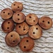 Handmade Avocado Pit Buttons Set of 4 - Etsy